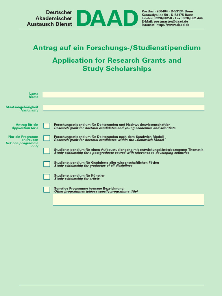 Antragsformular | PDF