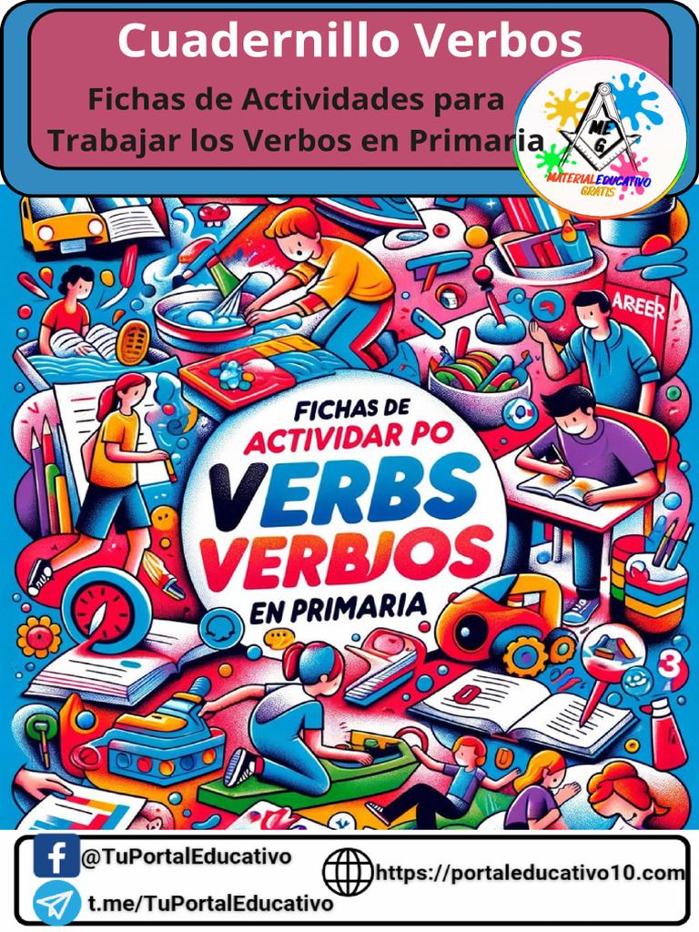 Fichas de Actividades para Trabajar Los Verbos en Primaria ...