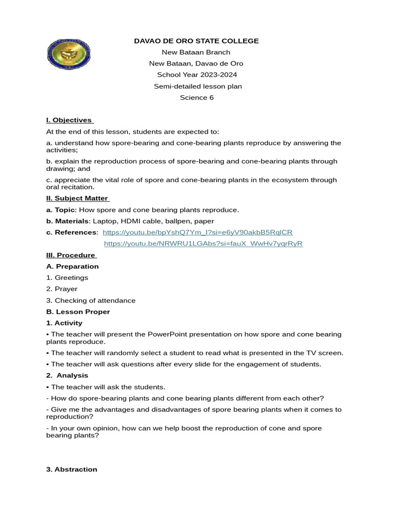 Eed 3 Lesson Plan - Duo | PDF