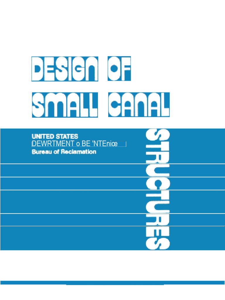 Design of Small Canal Structures Usbr-Fusionado | PDF