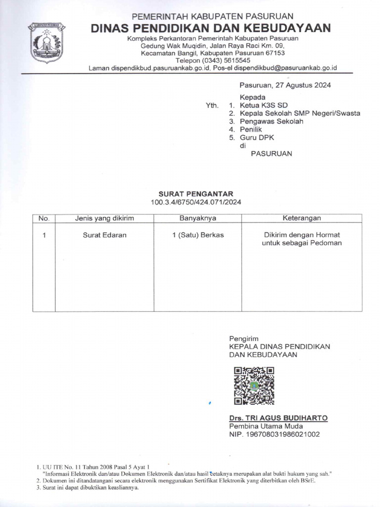 Surat Edaran Netralitas 2024 | PDF