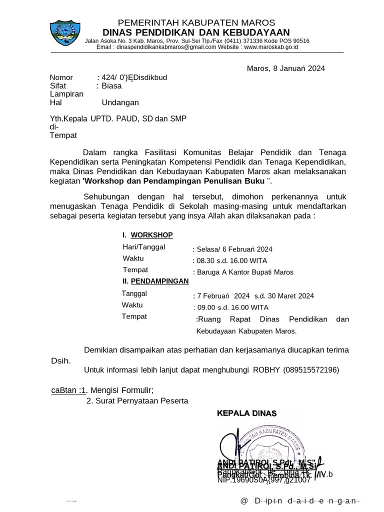 Formulir Pendaftaran Penulis Buku | PDF