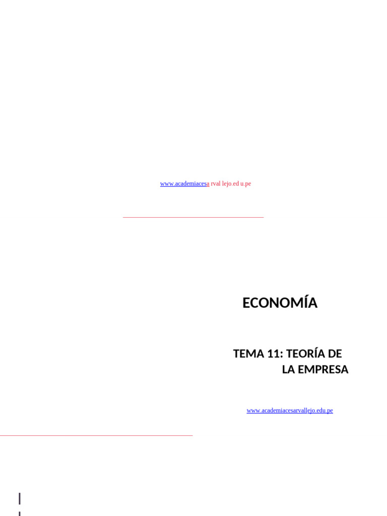 11.Teoría de la empresa | PDF