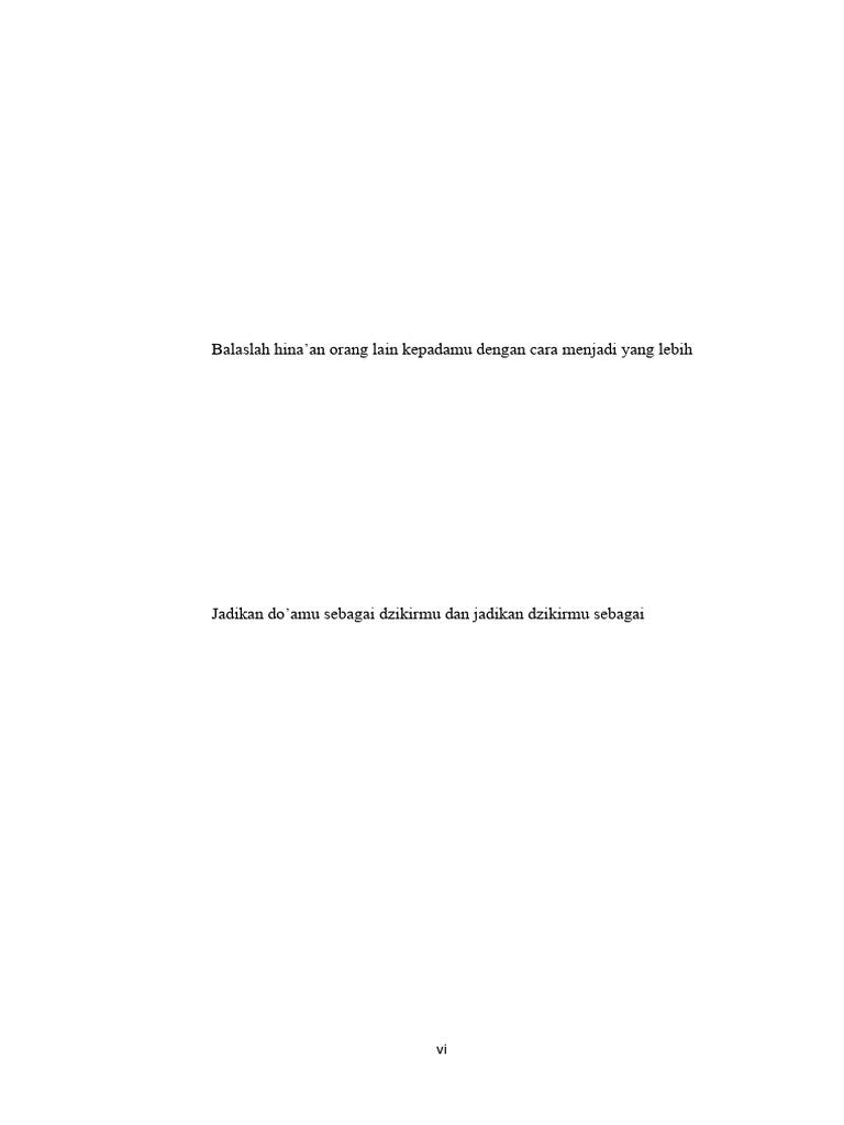 6 Halaman Motto | PDF