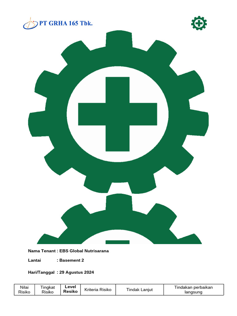 Form Inspeksi Area Kantin Dan Dapur | PDF