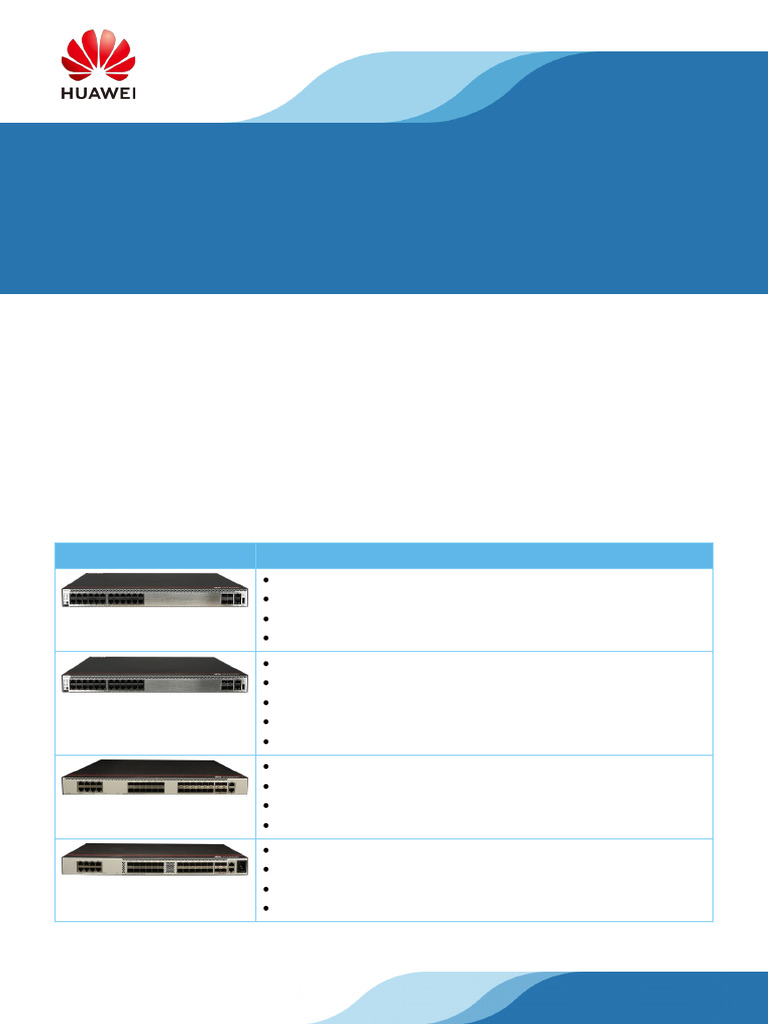 Huawei CloudEngine S5731-S Series Switches Brochure | PDF