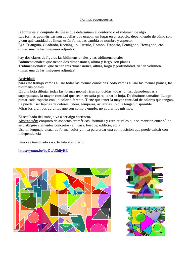 Hojas De Trabajo De Formas Bidimensionales Sencillas Fichas Para