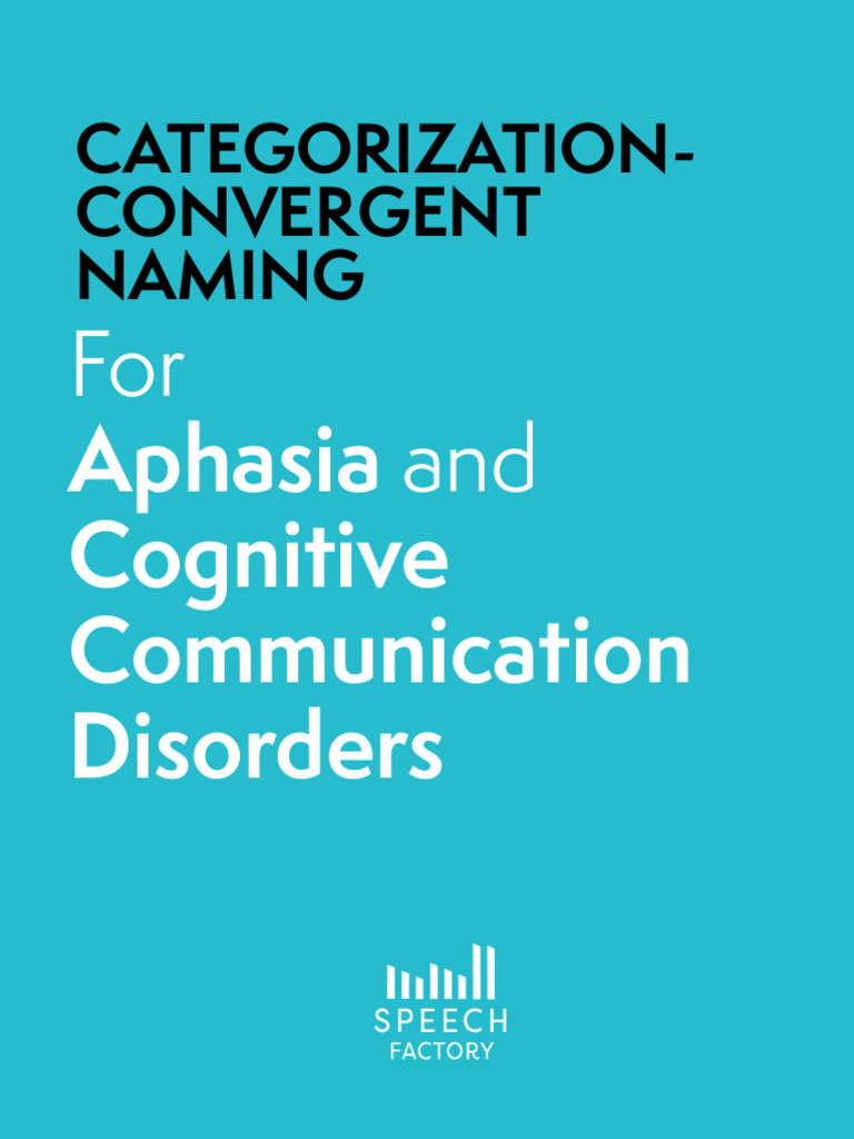 Categorization-Convergent Naming: For and | PDF
