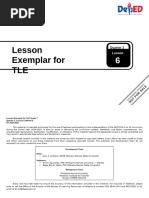 Q1 - LE - TLE 7 - Lesson 1 - Week 1 | PDF