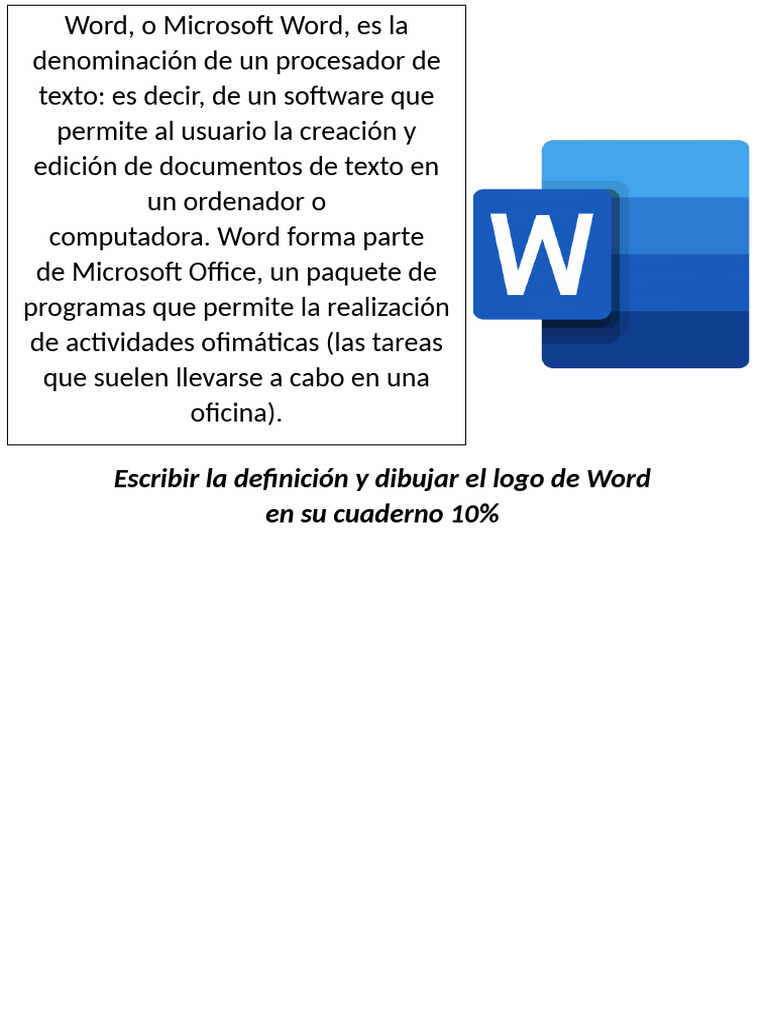 Definición y Logo de Word | PDF