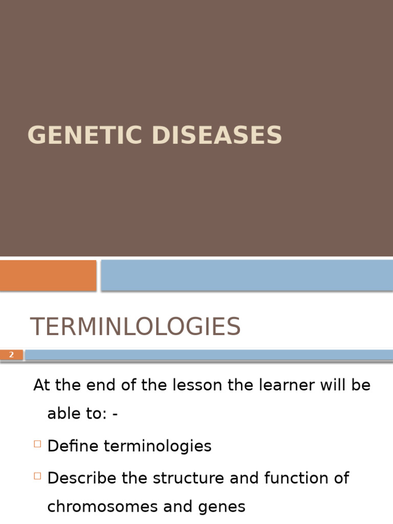 Genetic Disorders | PDF