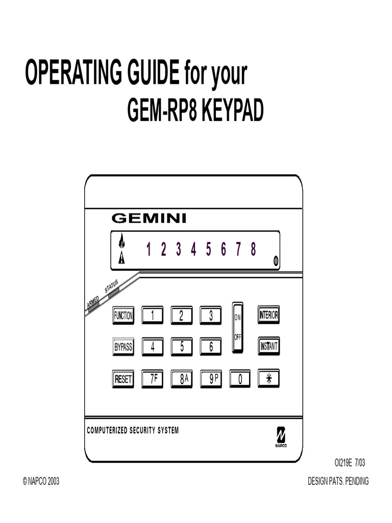 Gem-Rp8 User | PDF