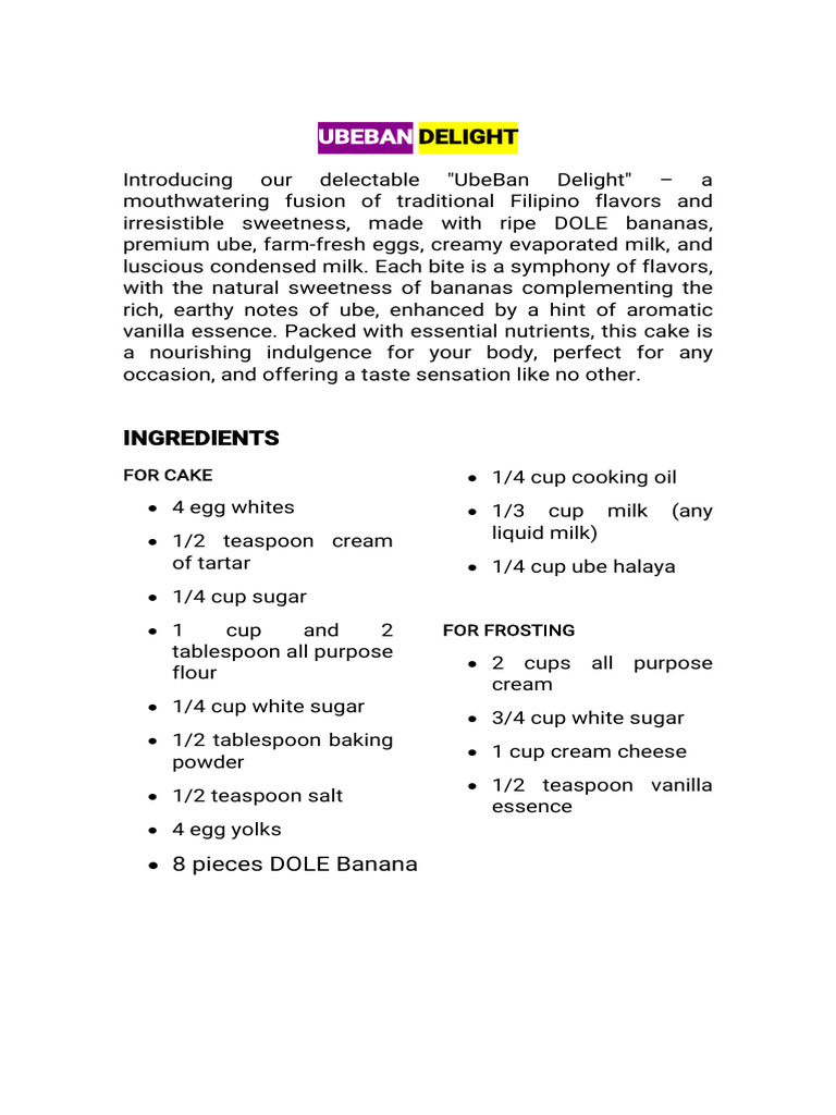 UBEBAN DELIGHT-name - Descript | PDF