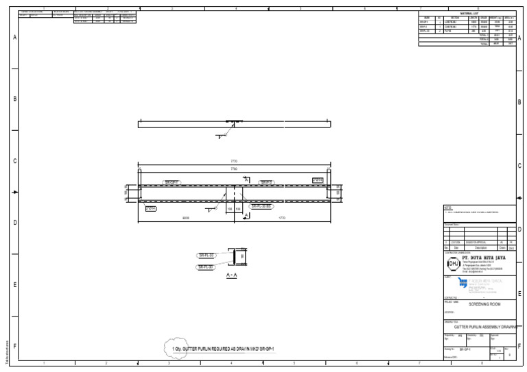 SR-GP1 - GUTTER PURLIN - Rev 0 | PDF