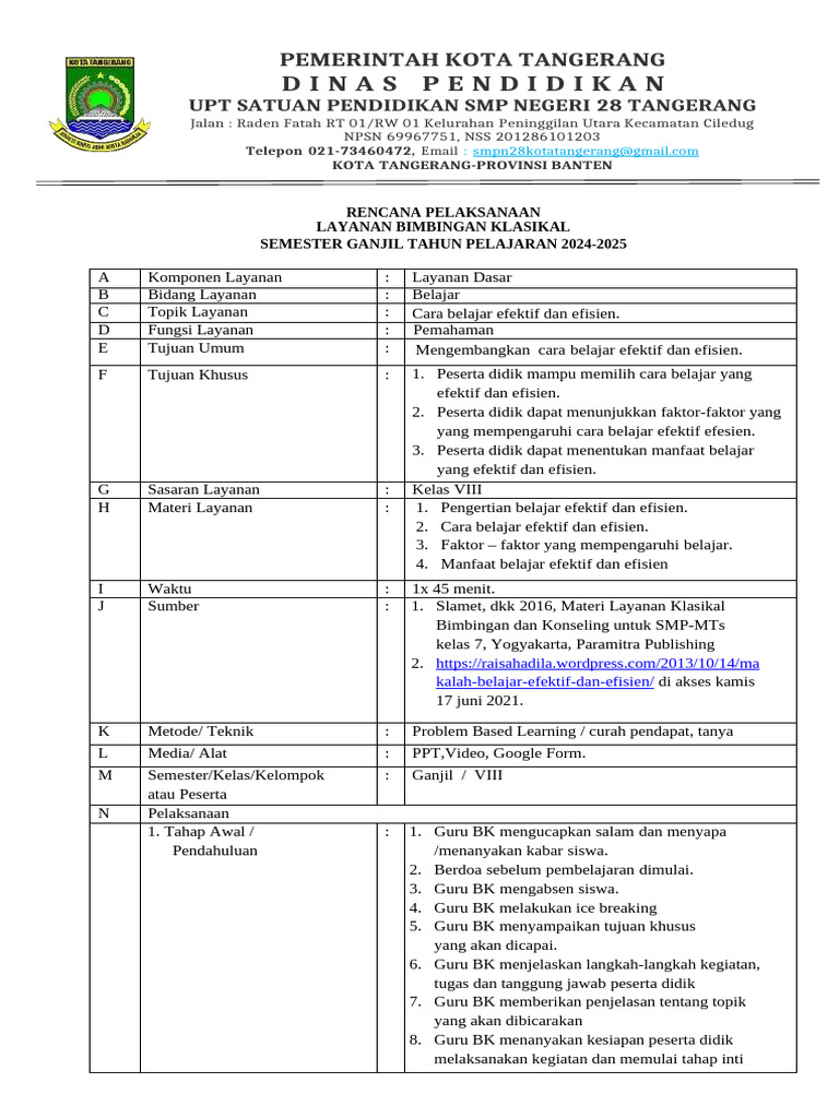 RPL Cara Belajar Efektif | PDF