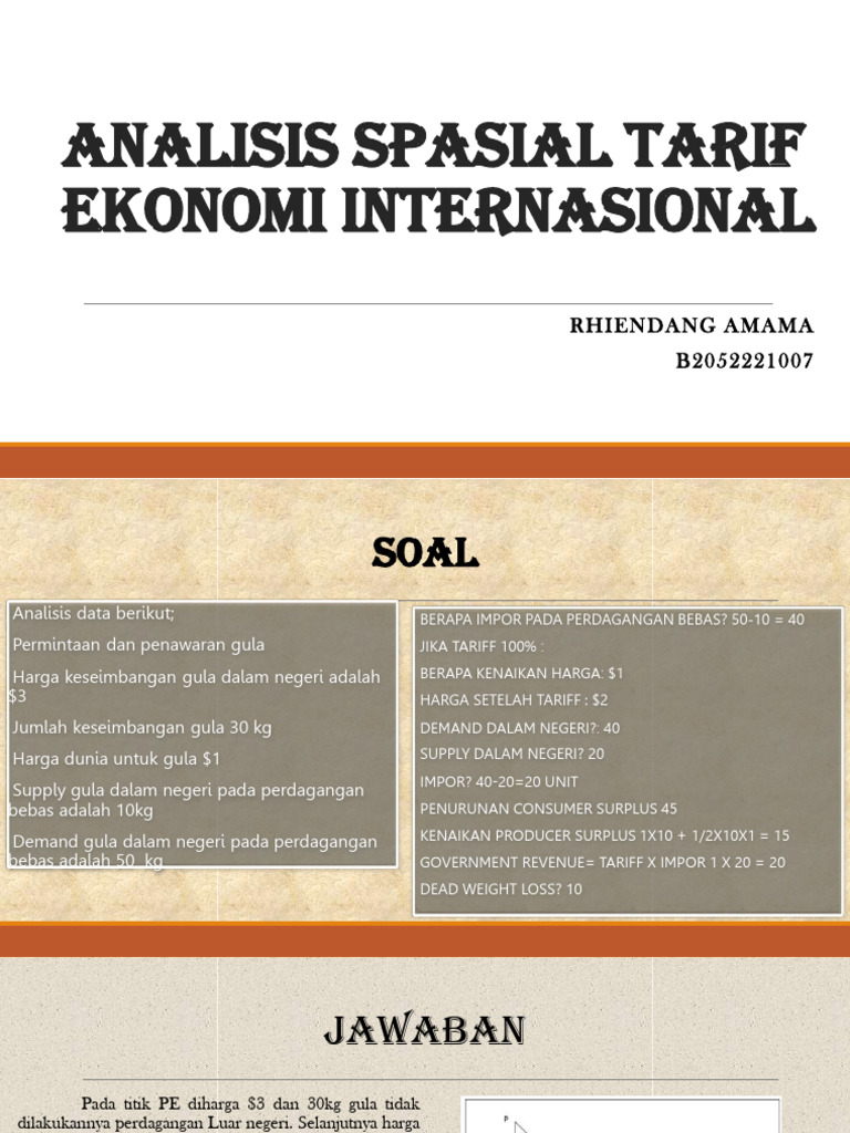 Analisis - Spasial Tarif | PDF