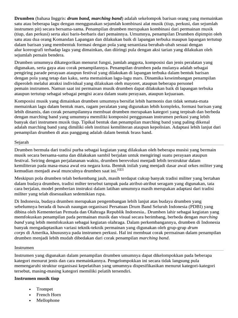 Drumben | PDF