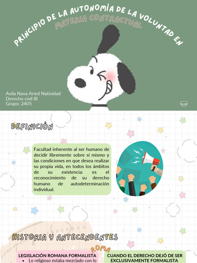 Principio de La Autonomía de La Voluntad en Materia Contractual | PDF