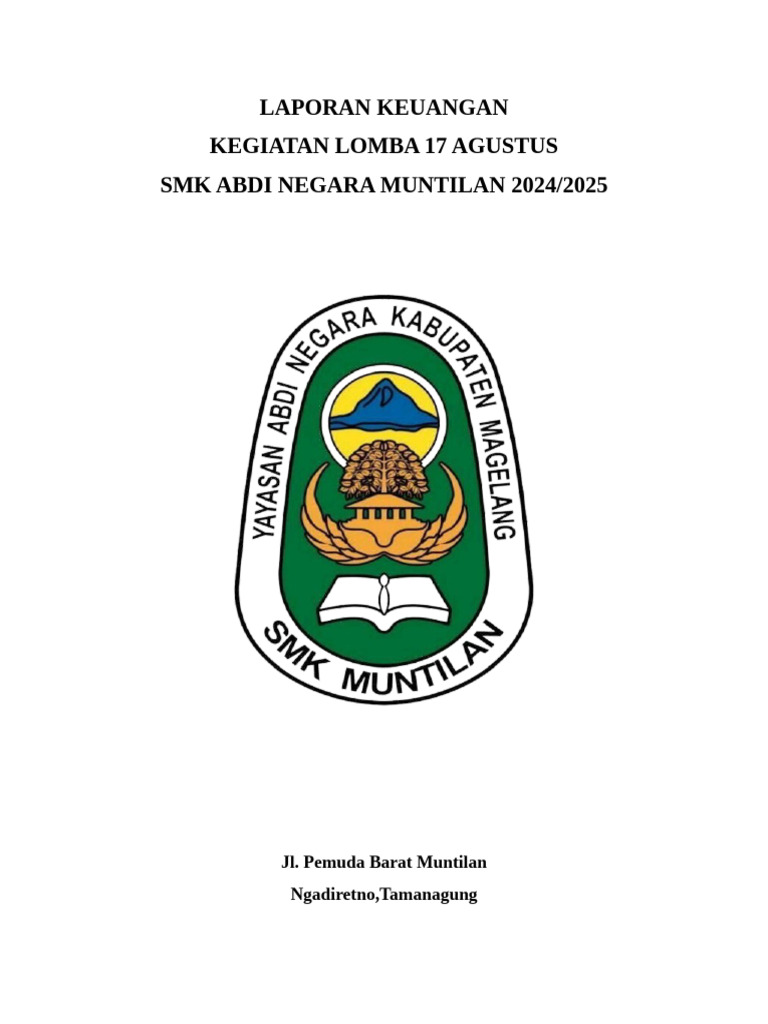 Cover LAPORAN KEUANGAN 17 Agustus 2024 | PDF