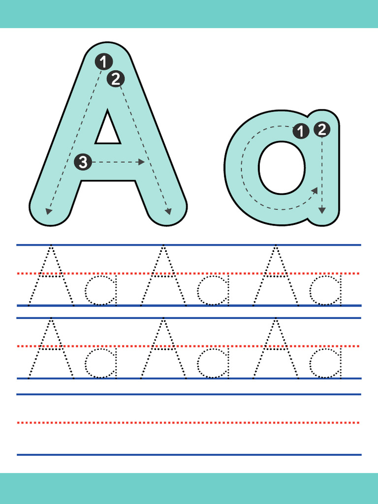 Alphabet Tracing Mat | PDF