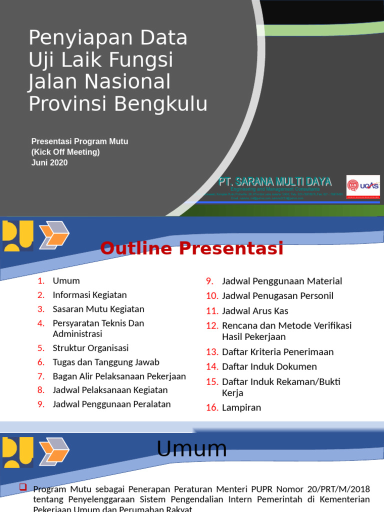 Paparan Program Mutu Ulfj Bengkulu | PDF