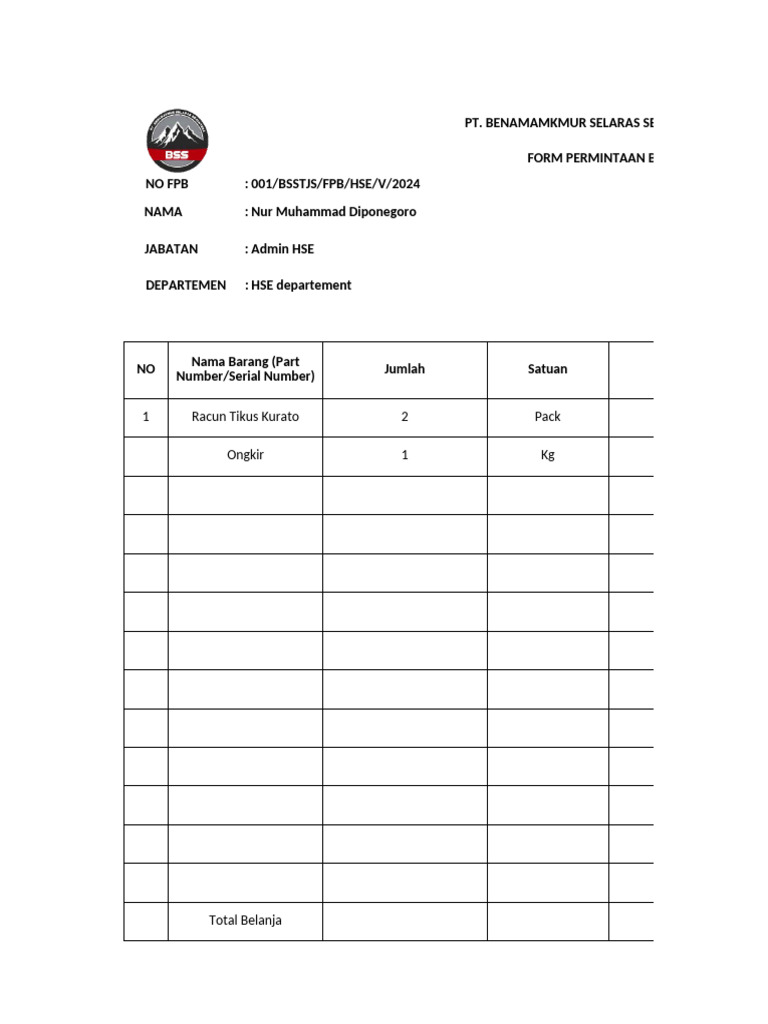 Order Hse | PDF