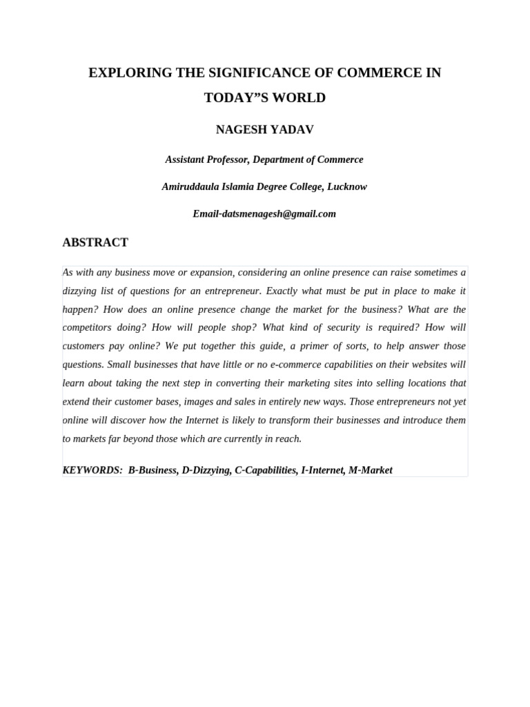 Nagesh Abstract | PDF