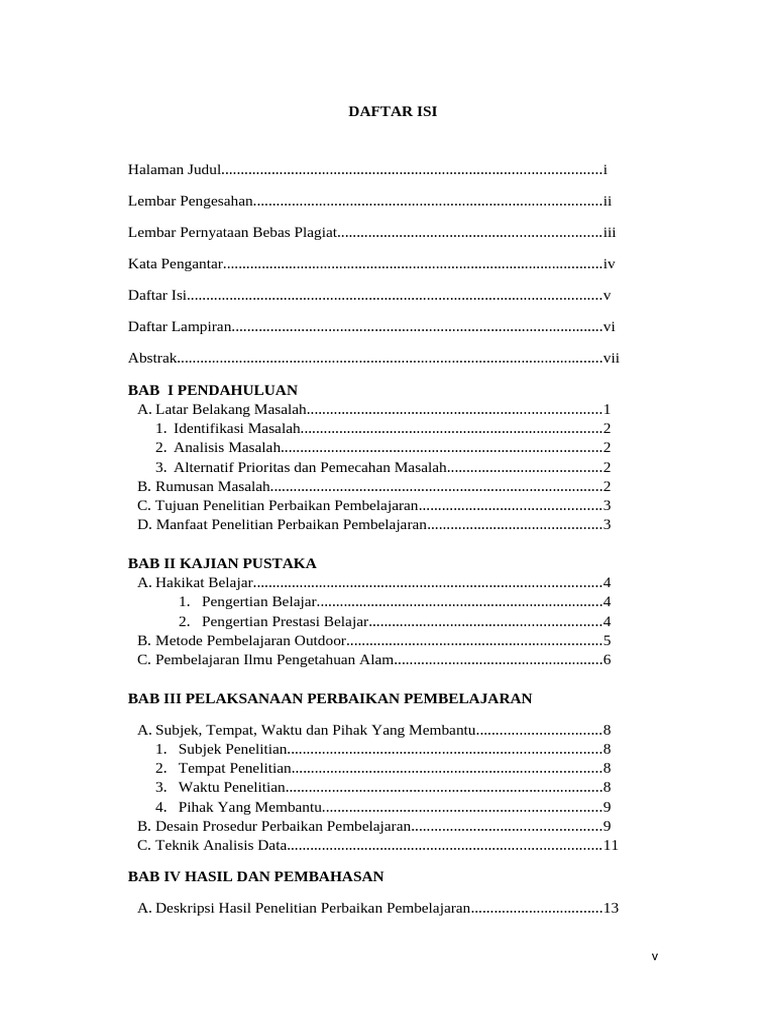 Daftar Isi Abstrak | PDF