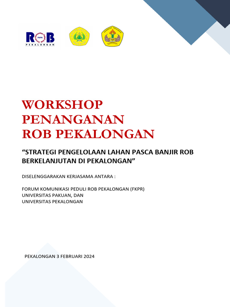 Proposal Workshop Pekalongan REV 2 | PDF