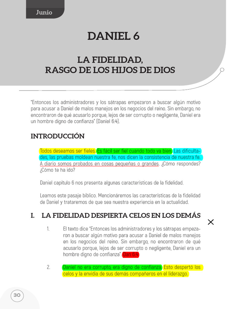 6 Daniel 6 | PDF