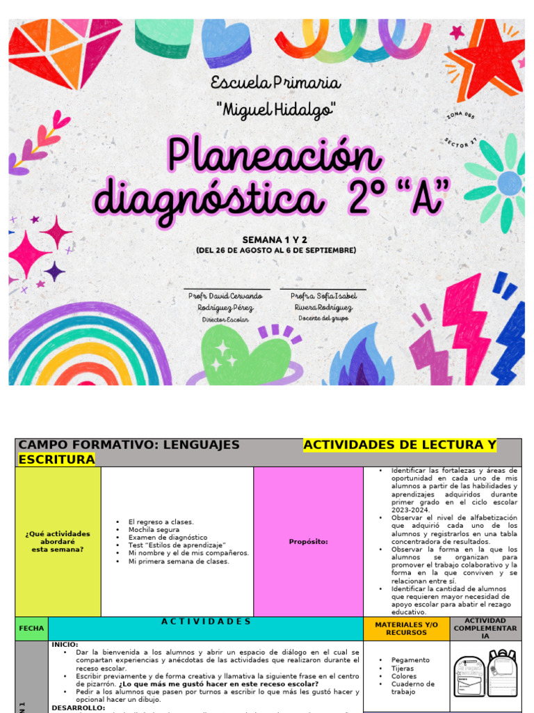 Diagnostico 2° | PDF
