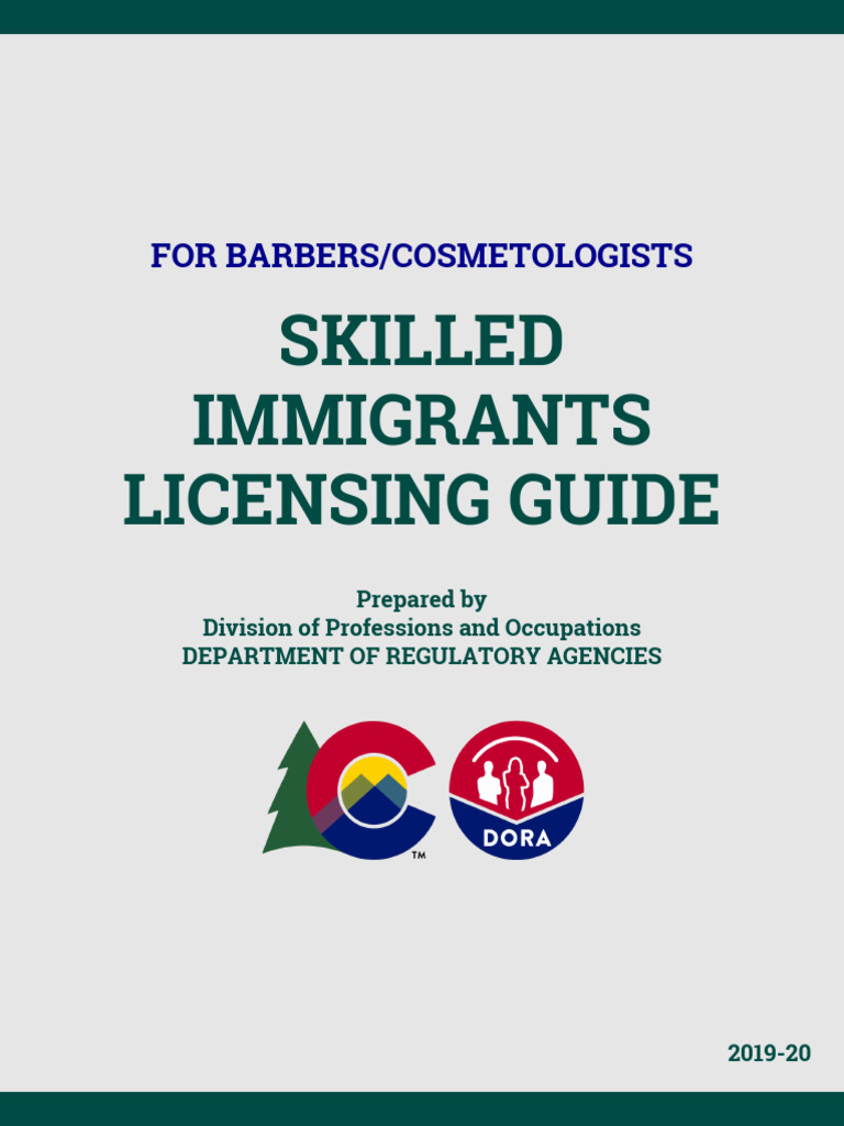Barber Cos Licensing Guide Final Version | PDF
