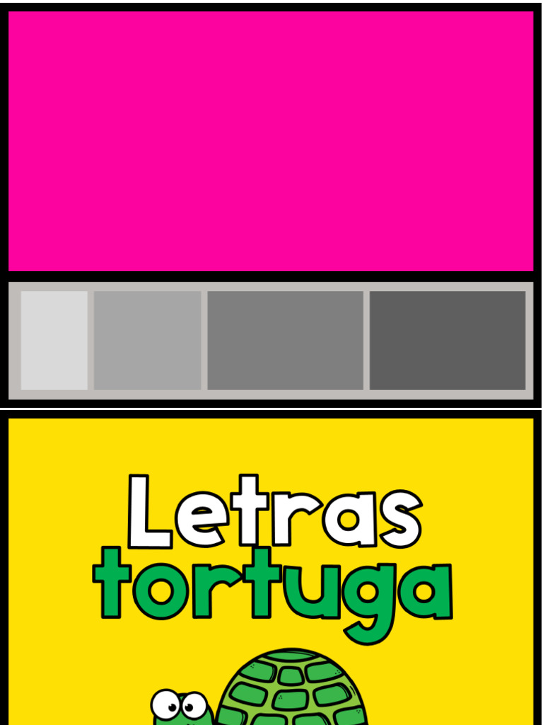 Lápiz Letras Chango, Jirafa, Tortuga | PDF