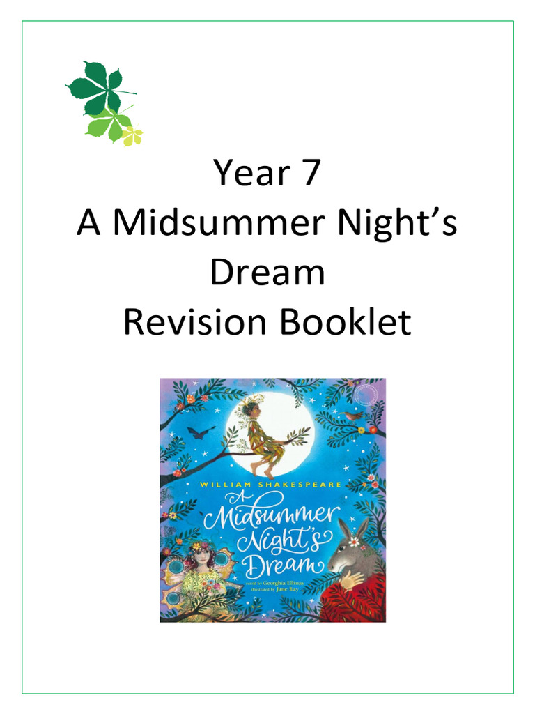 Year 7 Revision Booklet | PDF