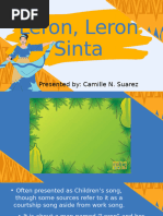 Brief Summary-Leron Leron Sinta | PDF