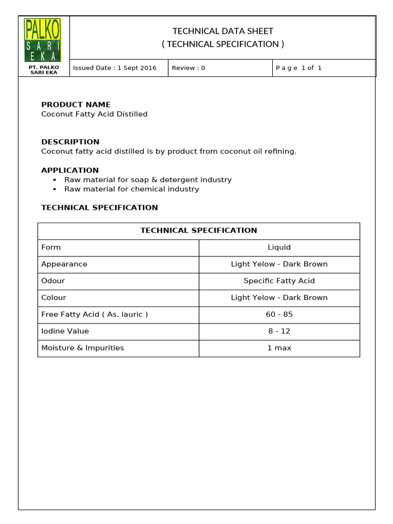 Technical Data Sheet CNFAD | PDF
