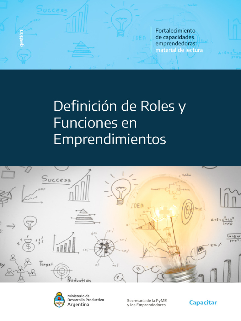 Definición de Roles y Funciones en Emprendimientos - Capacitar | PDF