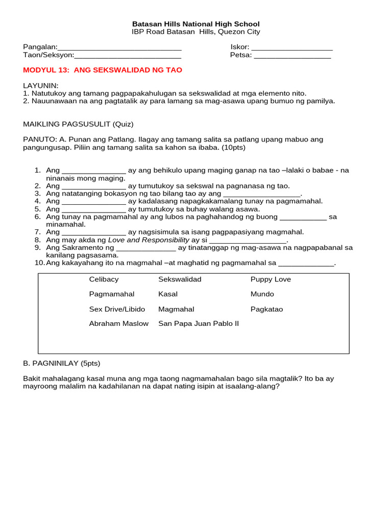 Module 13-Quiz | PDF