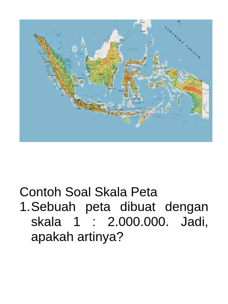 Contoh Soal Skala Peta | PDF