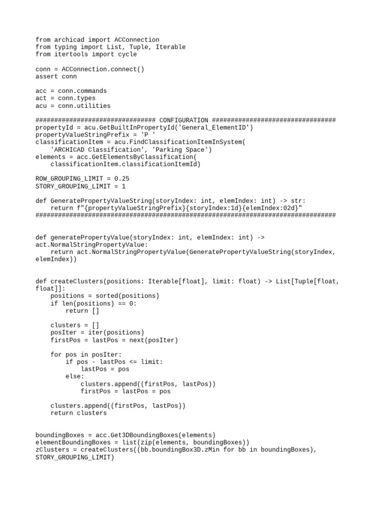 ArchiCAD Parking Space Property Script | PDF | Computer Programming ...