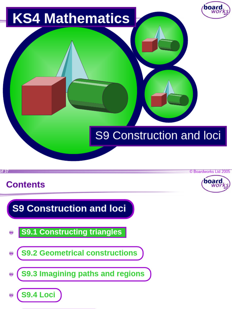 s9 Construction and Loci | PDF | Rectangle | Triangle
