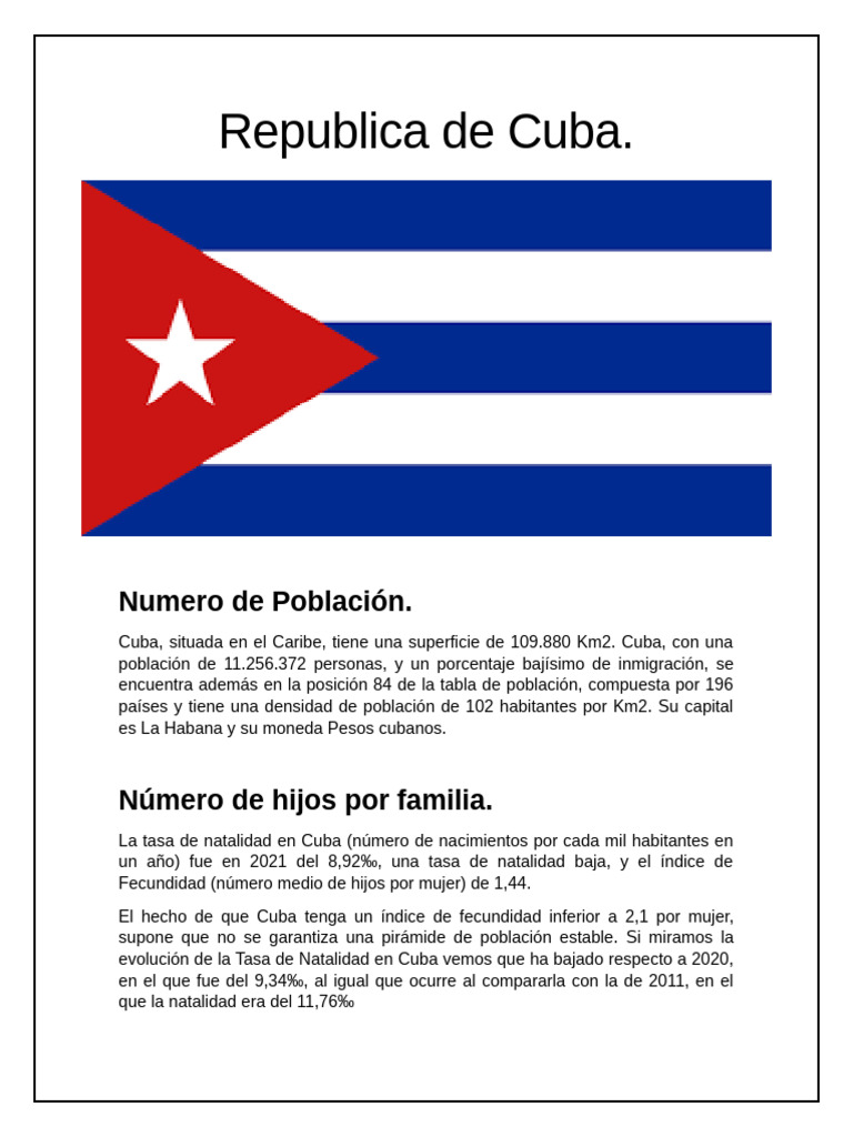 Republica de Cuba | PDF