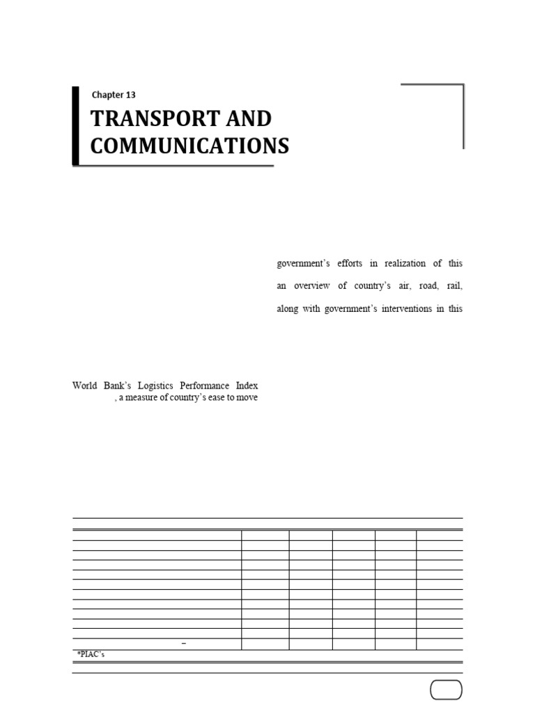 13 Transport | PDF