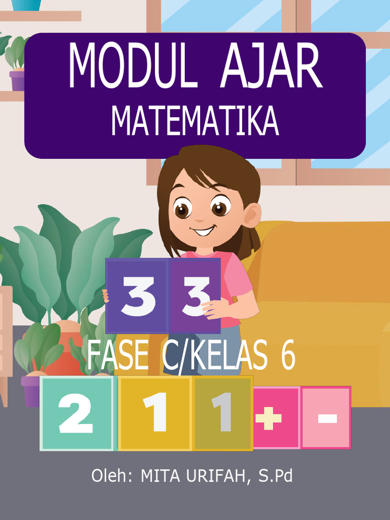 Modul-Ajar-Matematika-Fase-C-Kelas-6 Mita Urifah | PDF