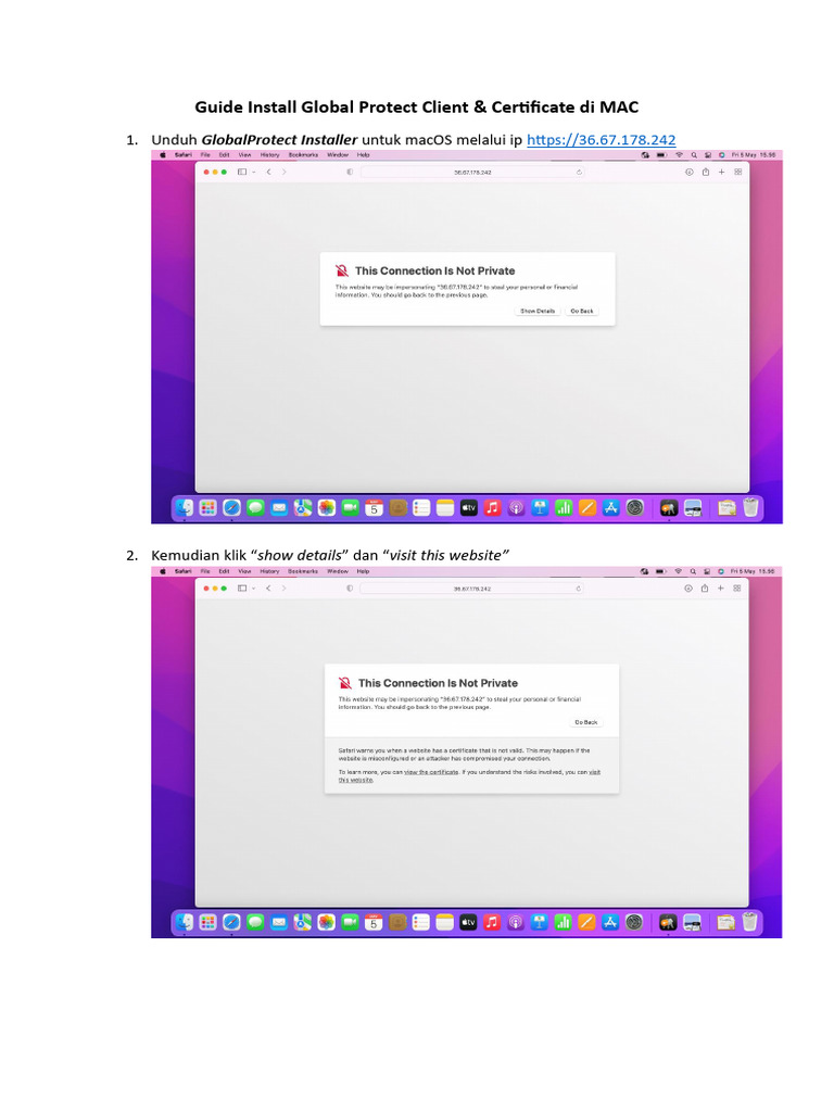 Guide Install Global Protect Client On MacOS | PDF