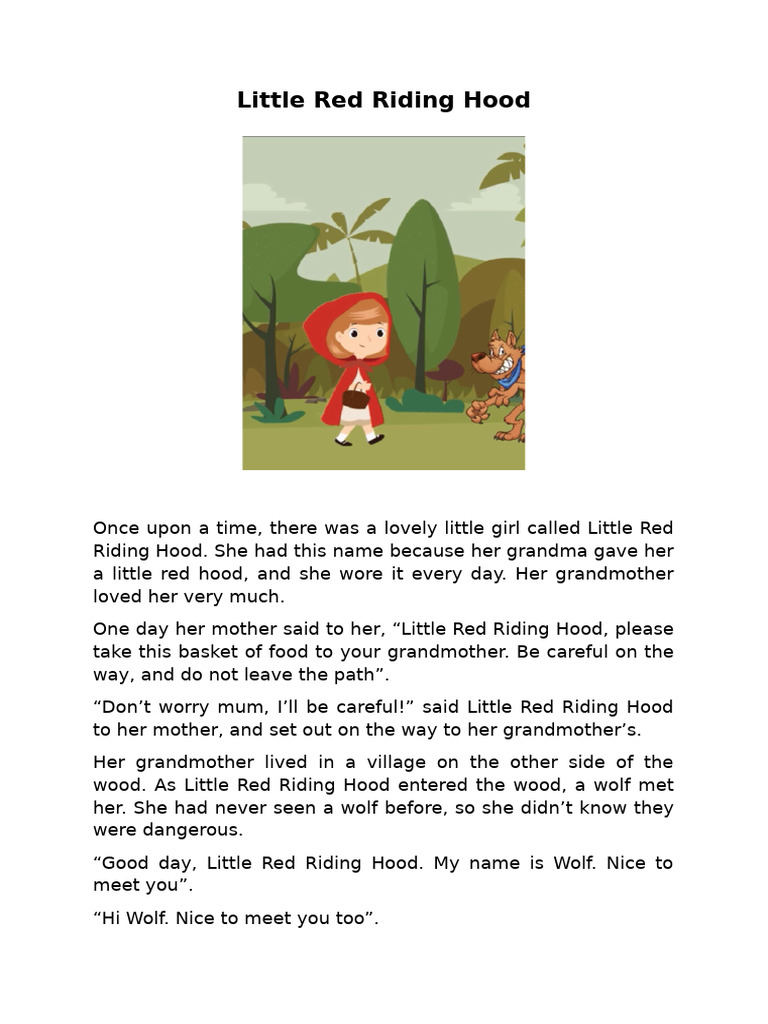 Red Riding Hood | PDF