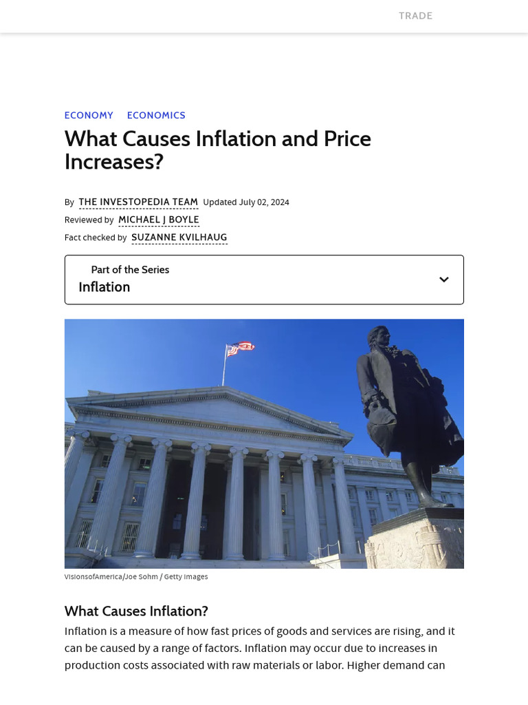 What Causes Inflation - How It's Measured and How To Protect Against It ...