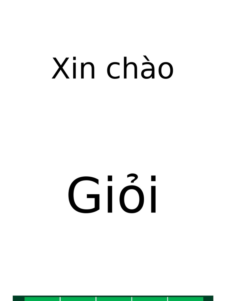 Xin Chào | PDF