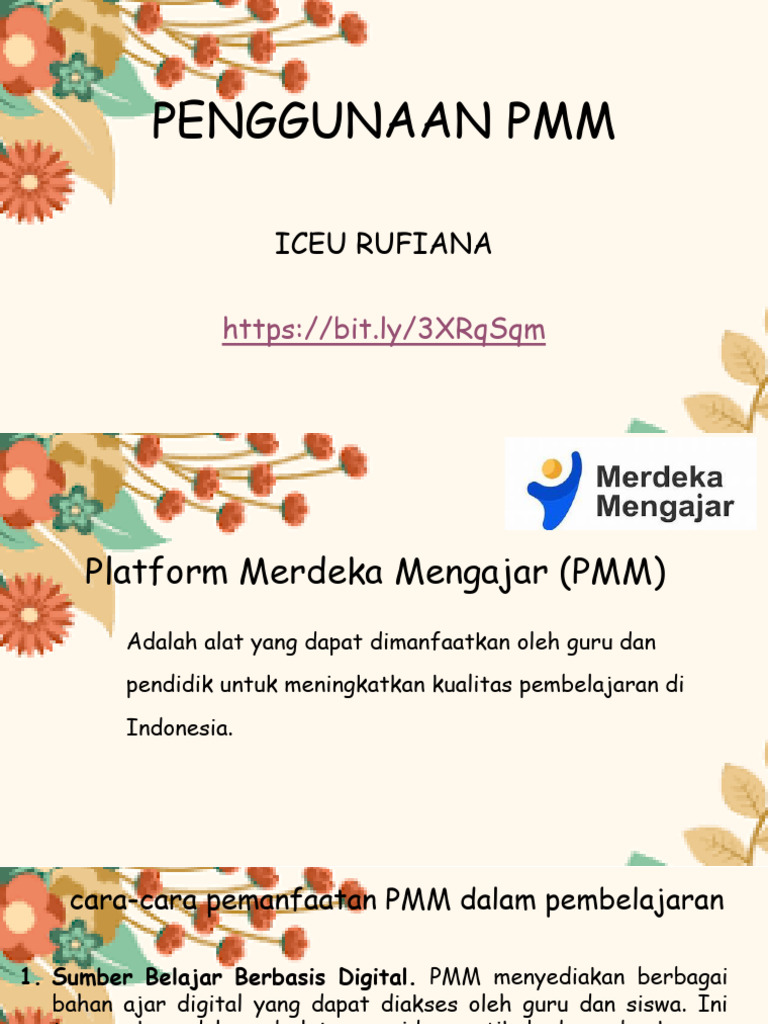 Penggunaan PMM | PDF