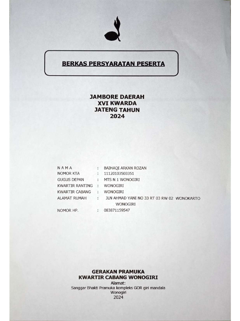 Baihaqi Arkan Rozan | PDF